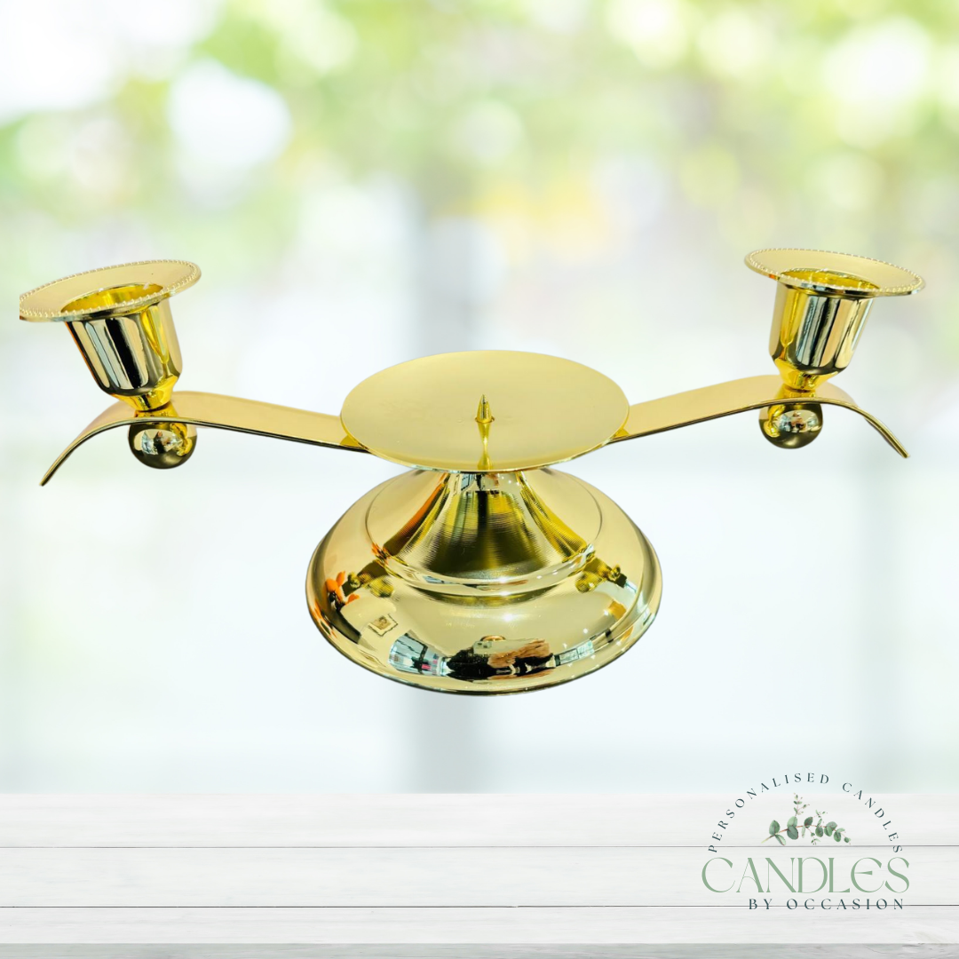 Gold Unity Candle Holder - Candles By Occasion